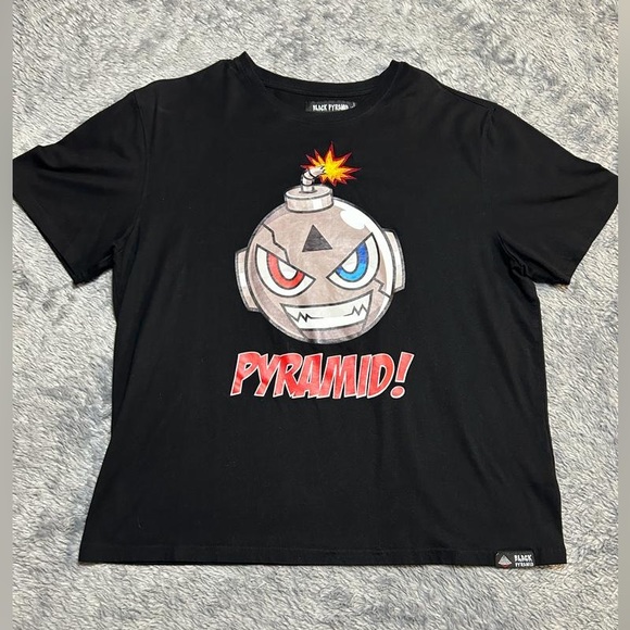 Black Pyramid | Shirts | Black Pyramid Angry Face Tshirt Xl | Poshmark
